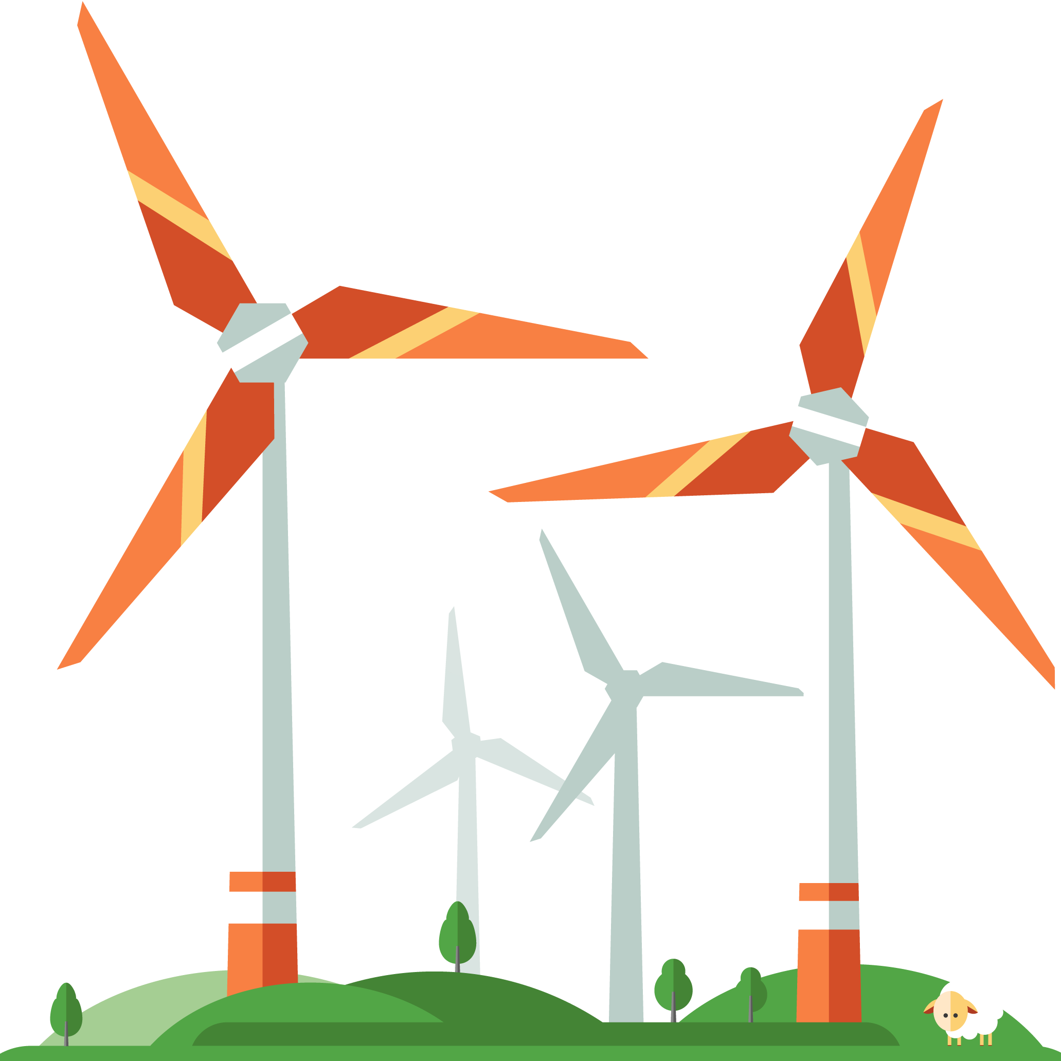 Wind Turbine Energy Diagram Png Download Wind Power